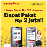 Hape SmartFren Hanya Bayar Rp 319 ribu + PPN – redirectline